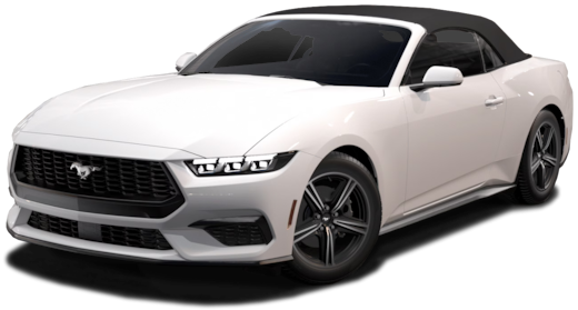 mustang 2024 white gt